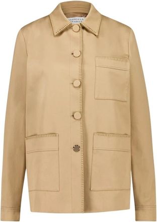 Gabriela Hearst Femme, Vestes, Brun, Taille: 38 FR Ulu Chore Jacket