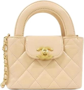 Chanel Sac bandouli&egrave;re mini vintage Pre-owned - Femme - Pre-owned - Beige - Taille: ONE Size