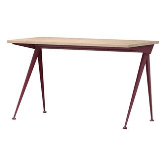 Vitra Bureau Compas Direction - pi&egrave;tement Rouge Japonais - Jean Prouv&eacute; Vitra