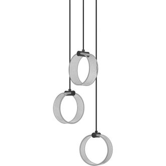 Osram Decor Circle Suspension décorative, 3 têtes, pl, 20W, 1300lm, 3000K/4200K/6500K, blanc chaud/froid/lumière du jour, interrupteur Click-CCT, IP20