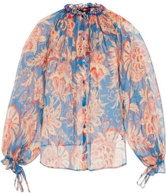 Etro Femme, Blouses et Chemises, Multicolore, Taille: 38 FR Haut en Soie