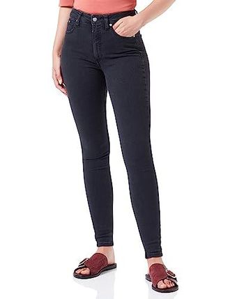 Calvin Klein Jeans Femme Skinny Taille Haute, Noir (Denim Black), 28W/30L