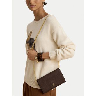 Lauren Ralph Lauren Handtasche LAUREN RALPH LAUREN 432P18552001 Dunkelbraun