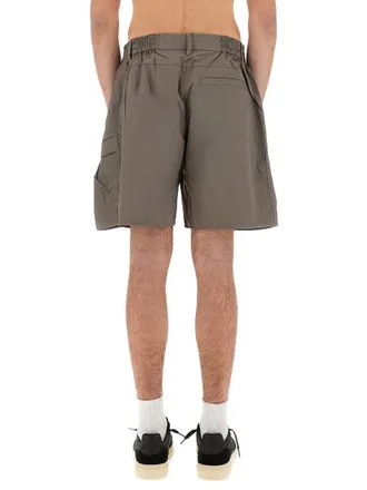 Represent Cotton-Blend Tech Cargo Shorts - Gray