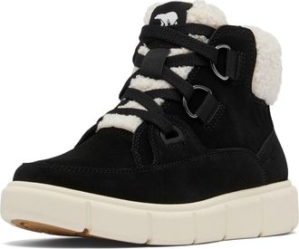 Sorel Explorer III NW Lace WP Stiefel, Premium-Handwerkskunst, Robuste Schnürsenkel, Höchster Komfort, Wasserdichtes Wildleder, Kunstpelz, Futter aus Microf