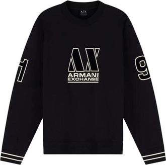 A|X Armani Exchange Kapuzenpullover aus Baumwollfrottee - - Sweatshirts & Hoodies - Herren - Schwarzk - S
