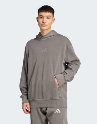 adidas adidas Performance - All Szn - Sweat &agrave; capuche en tissu &eacute;ponge - Noir