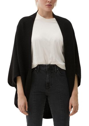 s.Oliver Damen 10.2.17.15.158.2119747 Strickjacke, 9999 schwarz, 1