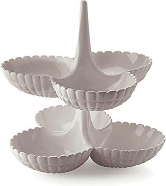 Guzzini Tiffany, Set 2 Vorspeisenschalen - Taubengrau, 27x25xh25,5 cm - 199201158