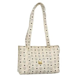 MCM Pre-owned Leder Handtaschen - - Pre-owned - Damen - Wei&szlig; - ONE SIZE