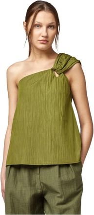Alpha Studio Femme, Tops, Vert, Taille: 40 FR TOP Monospalla