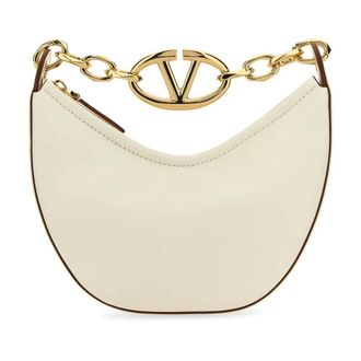 Valentino Garavani Femme, Sacs, Blanc, Taille: ONE Size VLogo Moon Mini Sac Hobo