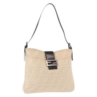 Fendi Pre-owned Vintage Zucca Canvas Shoulder Bag - - Pre-owned - Damen - Beige - ONE SIZE