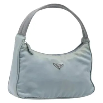 Prada Pochette daccessoires vintage doccasion - Femme - Pre-owned - Bleu - Taille: ONE Size