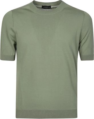 Ballantyne Homme, Pulls, Vert, Taille: L R Neck Sweater