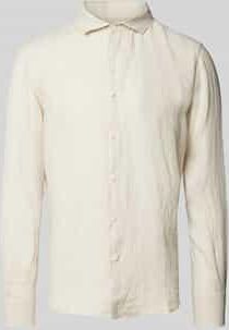 MC2 Saint Barth Regular Fit Leinenhemd mit Kentkragen Modell PAMPLONA