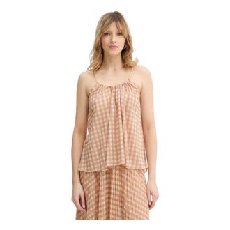 Forte_Forte 14731 My Top - - Tops - Damen - Orange - L