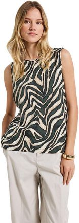 Street One Damen Gemustertes Basic Top