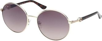 Guess Femme, Accessoires, Jaune, Taille: 56 MM Gu00260 32G Lunettes de soleil