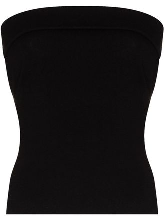 St.Agni minijupe en maille &agrave; taille repli&eacute;e - Noir