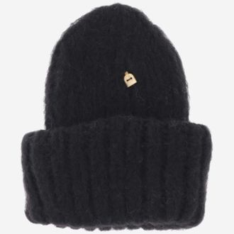 Myssyfarmi Womens Wool Beanie Hat Black Finnshep