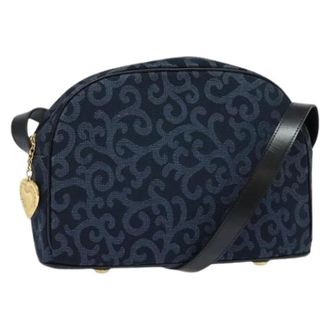 Saint Laurent Pre-owned Canvas schultertasche - - Pre-owned - Damen - Blau - ONE SIZE