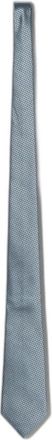 Ermenegildo Zegna Cravate en soie jacquard - Homme - Accessoires - Bleu - Taille: ONE Size
