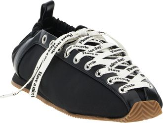 Ganni Nylon Sporty Ballet Flat - Black