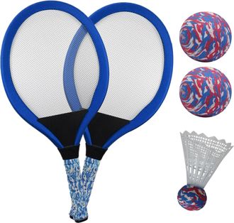 Generico Badminton-Tennisschl&auml;ger f&uuml;r Kinder, f&uuml;r Outdoor-Sport, 54 x 27,5 cm, 1 Paar p&auml;dagogische Sportspiele mit f&uuml;r Schule, Kindergarten, Hof