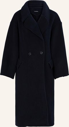 True Religion Oversized-Wollmantel blau