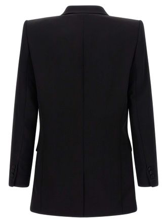 Balmain Mens Black Viscose Blazer Clothing