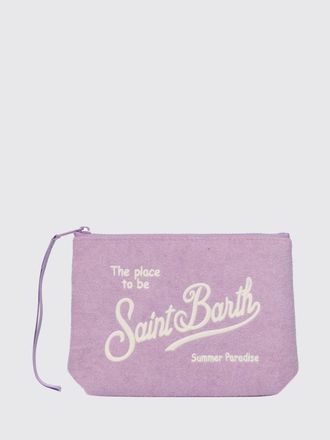 MC2 Saint Barth Pochette Aline en chenille et &eacute;ponge de coton
