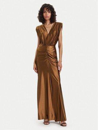Access Fashion Abendkleid 63-3333-124 Braun Regular Fit