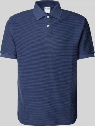 Selected Poloshirt mit kurzer Knopfleiste Modell JAY