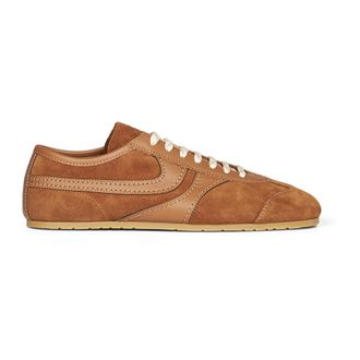 Dries Van Noten Wildleder Low-Top-Sneaker - - Shoes - Herren - Braun - 44 EU