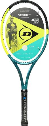 Dunlop Sports Dunlop D Tf 25 Sx300 Tour Tennisschl&auml;ger schwarz-t&uuml;rkis unbesaitet 310g L2 NEU