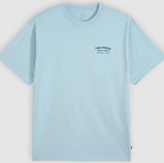 Levi's T Shirt Graphique Vintage - Homme - Bleu / Two Horse Aquatic Lounge Forget Me Not - 2XS