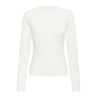 Gestuz Langarmshirts - - Tops - Damen - Wei&szlig; - L