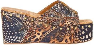 Camilla Femme, Chaussures, Multicolore, Taille: 40 EU Miray Wedge Mule - Feline Folklore