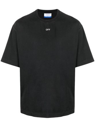Off-white t-shirt S.Matthew Skate &agrave; logo imprim&eacute; - Noir