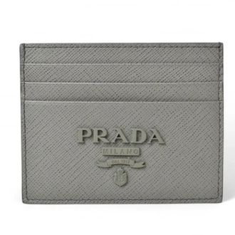 Prada Pre-owned Tissu petite-maroquinerie - Femme - Pre-owned - Gris - Taille: ONE Size