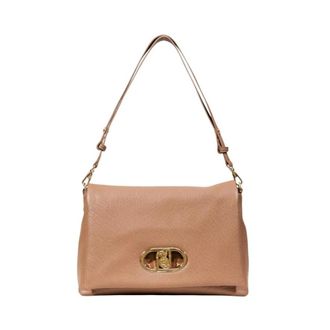 Liu Jo Femme, Sacs, Beige, Taille: ONE Size Turn Lock Shoulder Bag