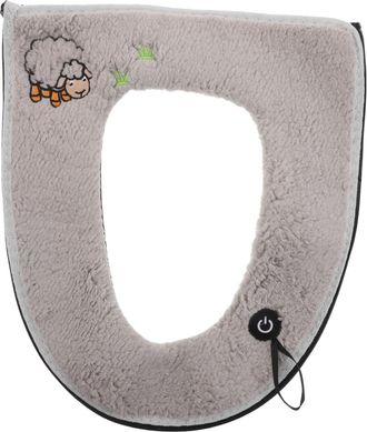 Aboofan Verdicktes Plüsch Toilettenkissen Toilettensitzbezüge Für Wärme Toilettensitzbezug Aus Baumwolle Toilettensitzauflage Für Badezimmer Toilettensitzkiss