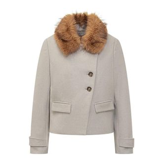 BA&SH Femme, Vestes, Beige, Taille: 40 FR Winter Vestes