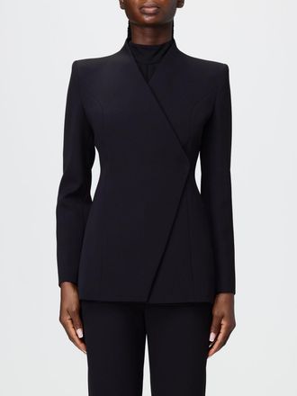 Hanita Blazer court &agrave; double boutonnage en polyester avec fermeture dissimul&eacute;e