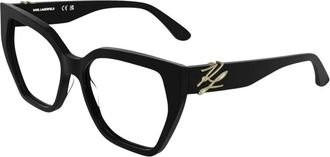 Karl Lagerfeld Femme, Accessoires, Noir, Taille: 55 MM Monture optique