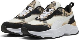 Puma Femme Cassia Snake Chic Basket, Vapor Gray-Light Sand Black White, 37.5 EU
