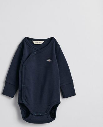 GANT Kinder Shield Langarm Body (62) EVENING Blau
