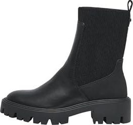 Only Bottines Chelsea Onlbetty-7 en polyur&eacute;thane pour femme, noir, taille 37 UE, Noir, 37 EU
