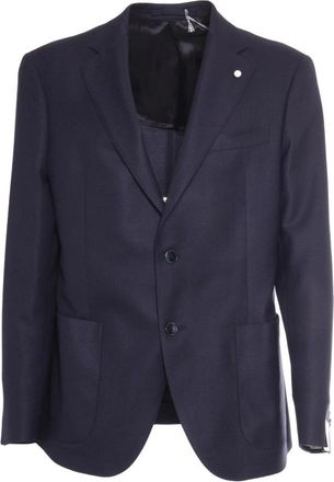 Luigi Bianchi Mantova Homme, Vestes, Bleu, Taille: 2XL Blazers